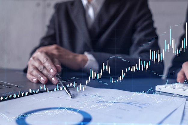Premium Photo | Two traders man and woman researching historic data to ... Premium Photo | Two traders man and woman researching historic data to ...