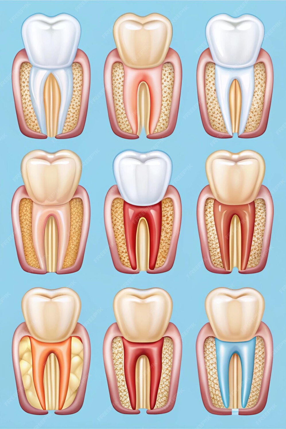 Types of human teeth | Premium AI-generated image Types of human teeth | Premium AI-generated image