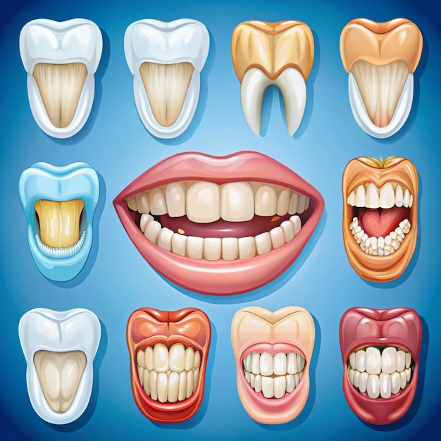 Types of human teeth | Premium AI-generated image Types of human teeth | Premium AI-generated image