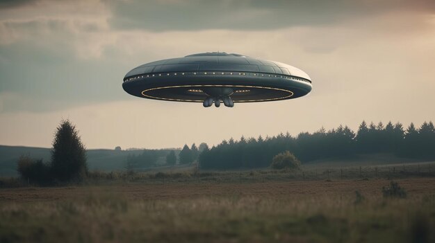 Premium AI Image | Ufo unidentified flying object AI generated Premium AI Image | Ufo unidentified flying object AI generated
