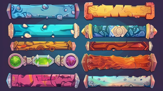 Premium Photo | UI banners game progress bars loading bars modern ... Premium Photo | UI banners game progress bars loading bars modern ...