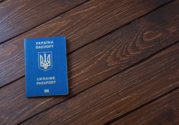 Premium Photo Ukrainian Passport And 100 Euro Banknotes
