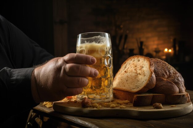 Unhealthy Lifestyle and Beer Consumption | Premium AI-generated image Unhealthy Lifestyle and Beer Consumption | Premium AI-generated image