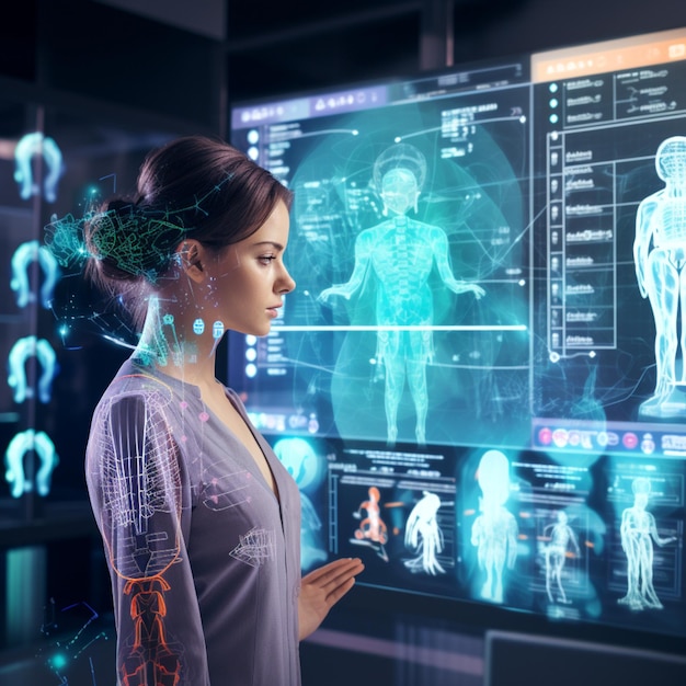 Premium AI Image | Unleashing the Diagnostic Potential AI Technology at ... Premium AI Image | Unleashing the Diagnostic Potential AI Technology at ...