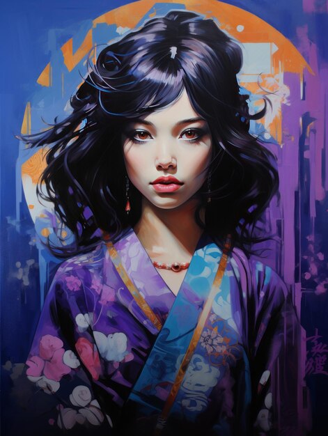 Premium Photo | Unleashing the Rebel Spirit Bosozoku Girl Blurple Premium Photo | Unleashing the Rebel Spirit Bosozoku Girl Blurple