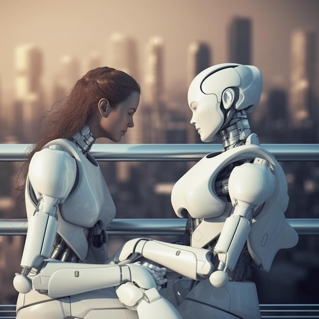 Premium Ai Image Unlocking The Future The Language Of Robot Communication