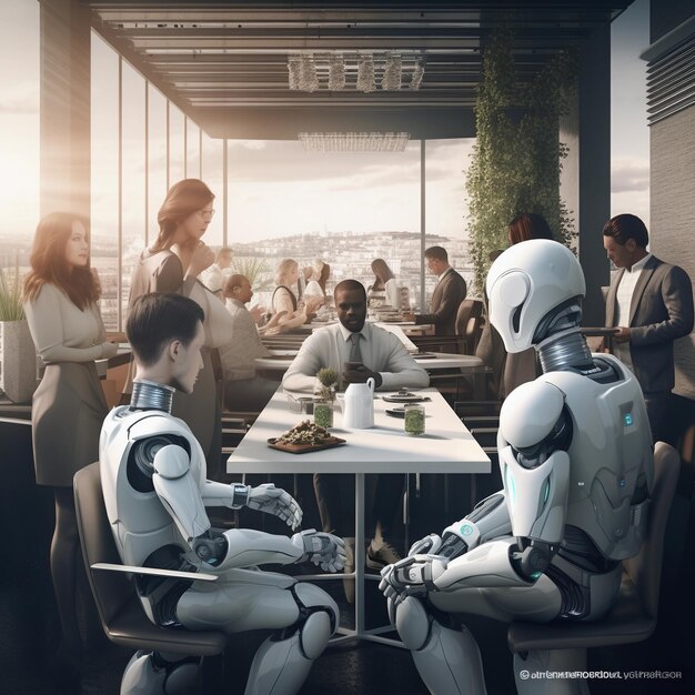 Premium Ai Image Unlocking The Future The Language Of Robot Communication