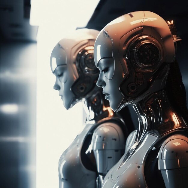 Premium AI Image | Unlocking the Future The Language of Robot Communication Premium AI Image | Unlocking the Future The Language of Robot Communication