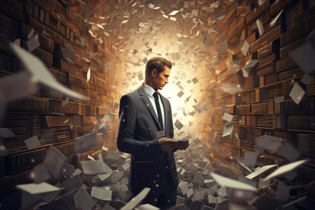 Premium Photo | Unlocking the Power of Information The Businessmans ... Premium Photo | Unlocking the Power of Information The Businessmans ...