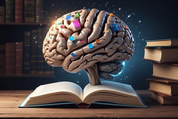 Premium Photo | Unlocking Wisdom Human Head Filled with Books ... Premium Photo | Unlocking Wisdom Human Head Filled with Books ...