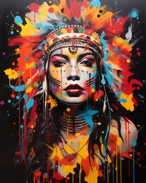 Premium Photo | Unmasking the Splatter Preserving Indigenous Heritage ... Premium Photo | Unmasking the Splatter Preserving Indigenous Heritage ...