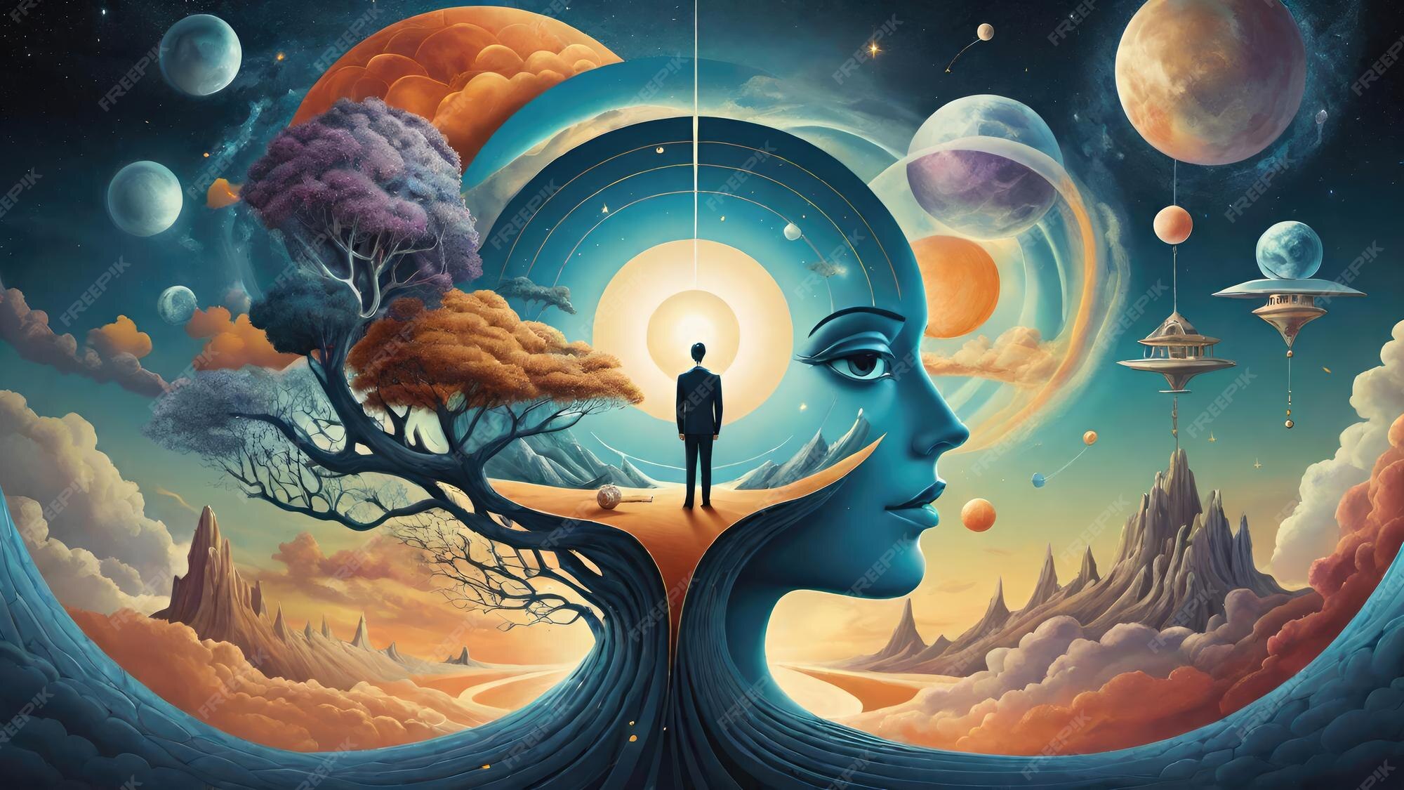 Premium Photo | Unraveling the Intricacies of State of Mind Surreal ... Premium Photo | Unraveling the Intricacies of State of Mind Surreal ...