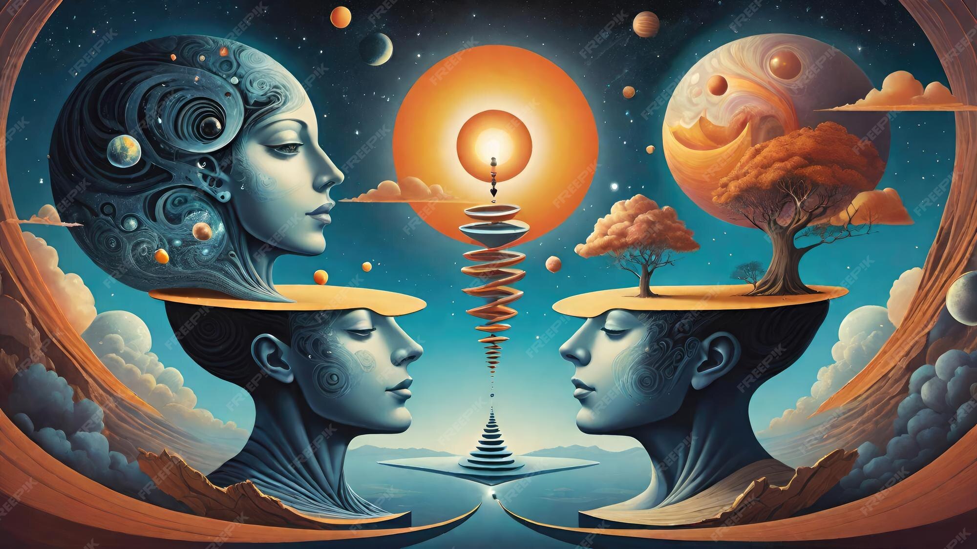 Premium Photo | Unraveling the Intricacies of State of Mind Surreal ... Premium Photo | Unraveling the Intricacies of State of Mind Surreal ...