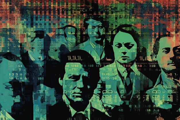 Premium Photo | Unraveling the Power of People in the Spreadsheets Matrix Premium Photo | Unraveling the Power of People in the Spreadsheets Matrix