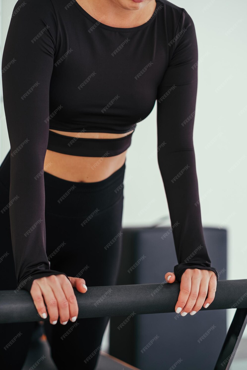 Premium Photo | Unrecognizable woman practicing pilates exercises on ... Premium Photo | Unrecognizable woman practicing pilates exercises on ...