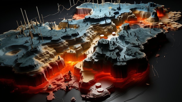 Premium AI Image | Unveiling Earth's Geophysical Processes Premium AI Image | Unveiling Earth's Geophysical Processes