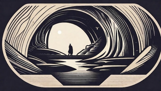 Premium AI Image | Unveiling Hidden Caves Premium AI Image | Unveiling Hidden Caves
