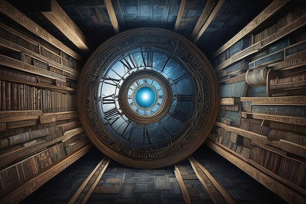 Premium Ai Image Unveiling Historys Secrets A Timetraveling Think