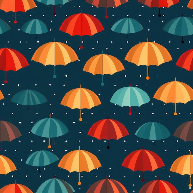 Premium AI Image | Unveiling the Mesmerizing Patterns of Umbrellas Premium AI Image | Unveiling the Mesmerizing Patterns of Umbrellas