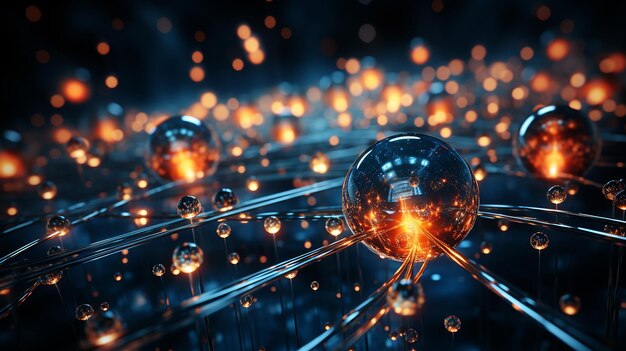 Unveiling the Microcosm Subatomic Fields | Premium AI-generated image Unveiling the Microcosm Subatomic Fields | Premium AI-generated image