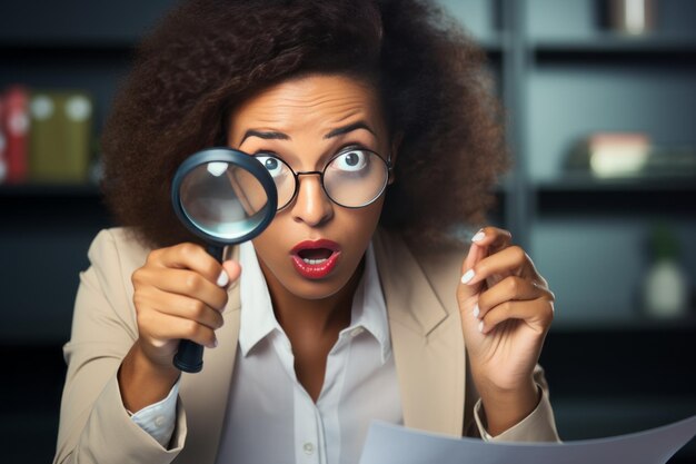 Premium Photo | Unveiling MindBlowing Insights A Curious Black Woman ... Premium Photo | Unveiling MindBlowing Insights A Curious Black Woman ...