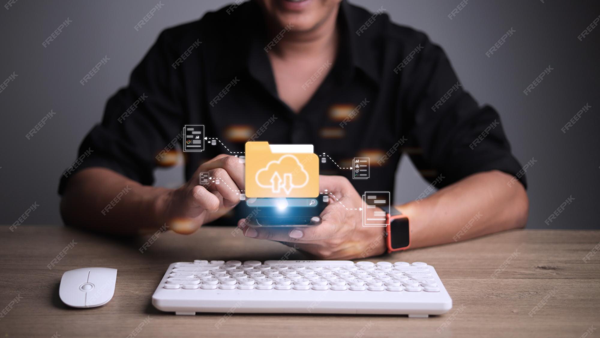 Premium Photo Uploading Documents From Folder Open File Folder With Flying Blank Documents