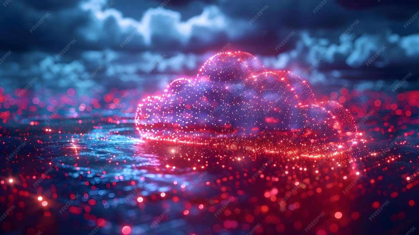 Premium Photo Usa Cybersecurity Network With Cloud Computing And Iot