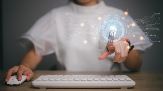 Premium Photo User Authentication System With Biometric