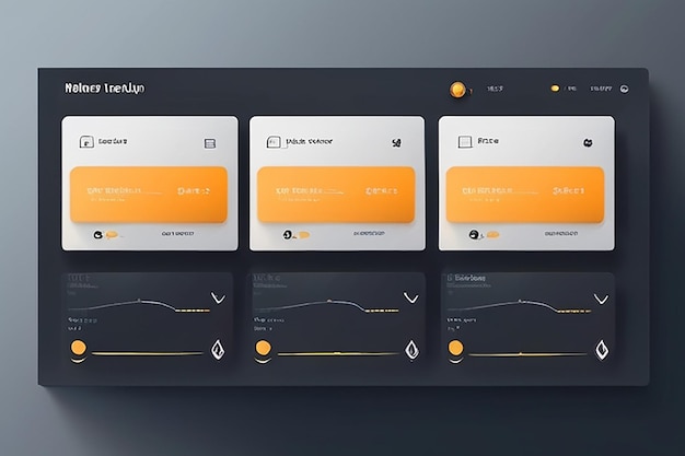 User Interface Mockup Premium Ai Generated Image