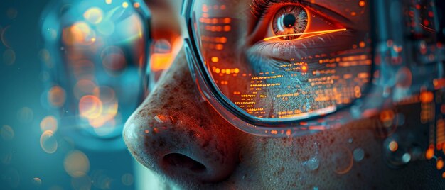 Premium Photo | Using technology to generate something with artificial ...