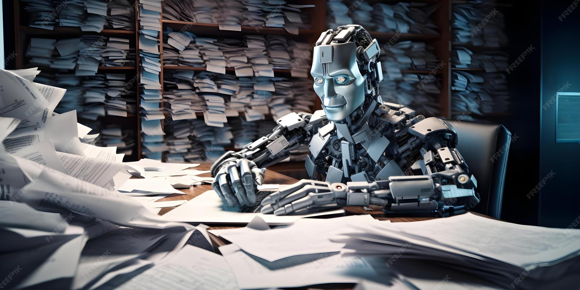 Premium Photo Utilizing Ai And Machine Learning For Document Analysis