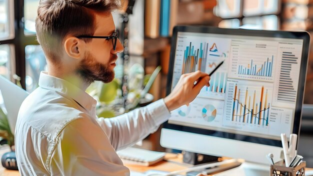 Premium Photo | Utilizing Business Analytics for Generating Reports on ... Premium Photo | Utilizing Business Analytics for Generating Reports on ...