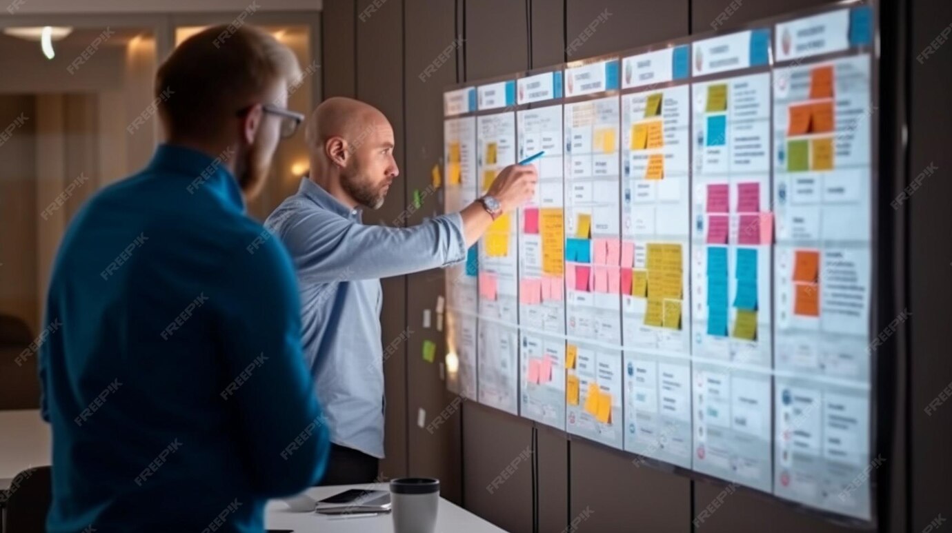 Premium Photo Ux Developer And Ui Designer Discussing Mobile App Interface Wireframe Design