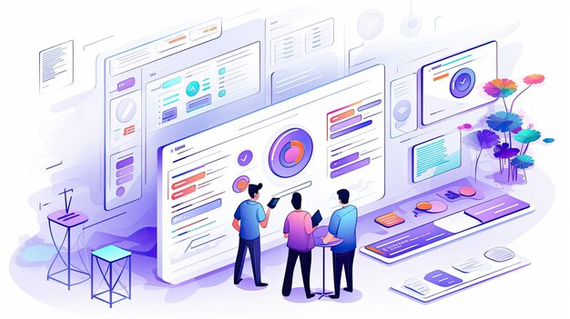 Premium Photo | UXUI designers creating mobile interfaces wireframes ... Premium Photo | UXUI designers creating mobile interfaces wireframes ...