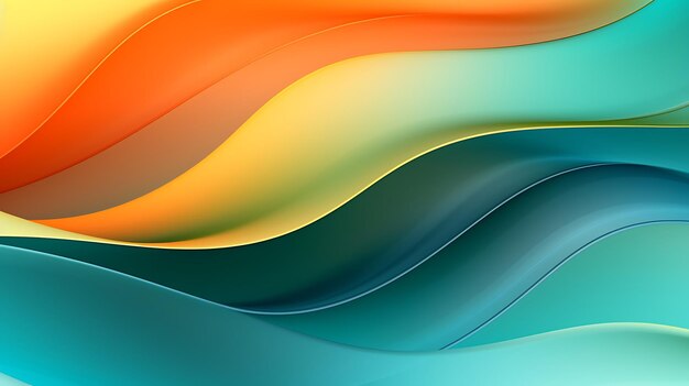 Premium Photo | Vibrant Abstract Green Orange and Blue Gradient Artwork Premium Photo | Vibrant Abstract Green Orange and Blue Gradient Artwork