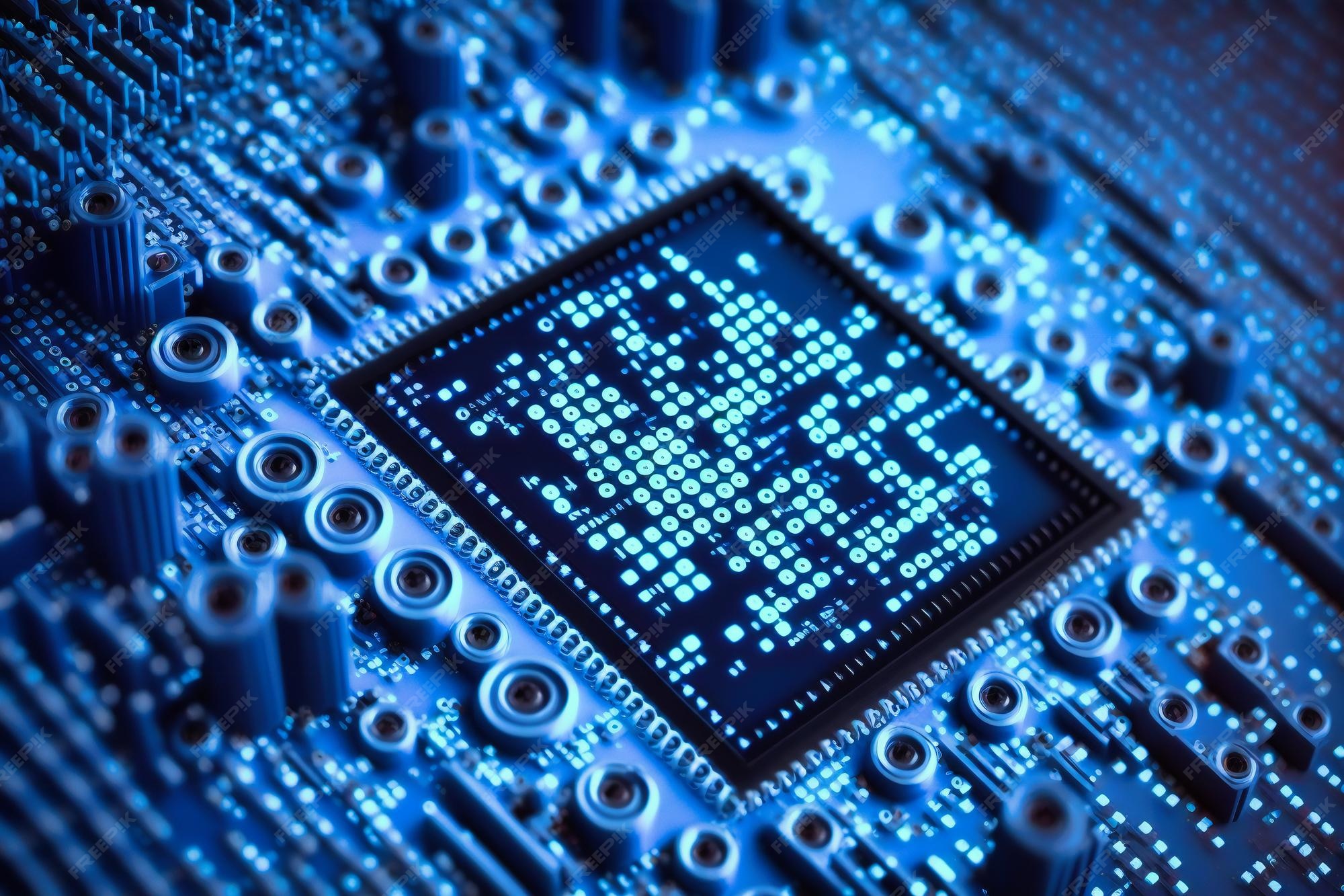 Premium Photo | A vibrant blue programming code background represents ...