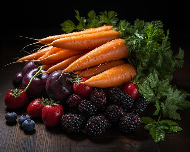 Premium Photo | Vibrant Carrot Trio Premium Photo | Vibrant Carrot Trio