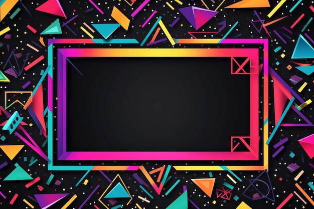 Premium Photo | Vibrant Nostalgia Retro 90s Border Frame Background ... Premium Photo | Vibrant Nostalgia Retro 90s Border Frame Background ...