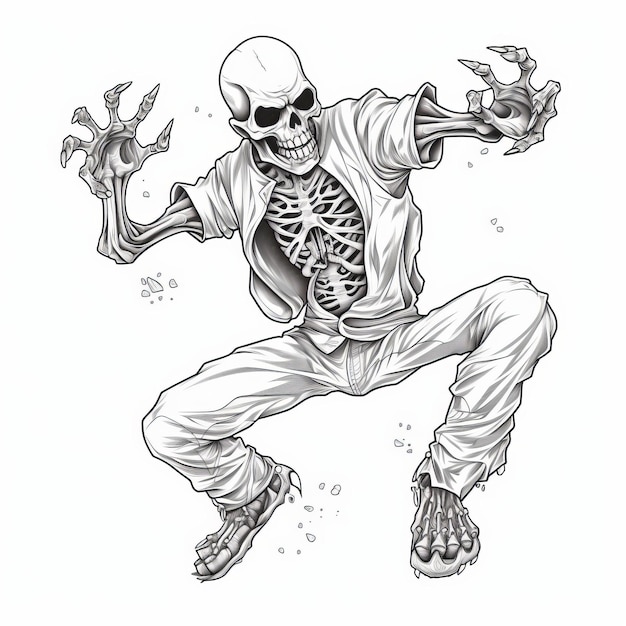 Premium AI Image | Vibrant Skeleton Dancing Detailed Dc Comics Style ... Premium AI Image | Vibrant Skeleton Dancing Detailed Dc Comics Style ...