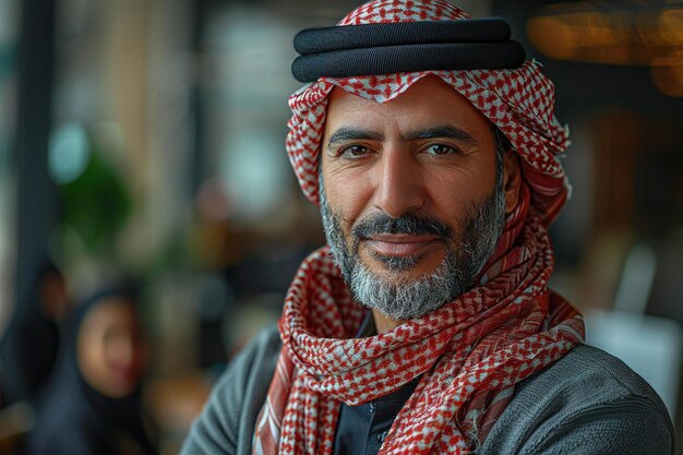 Premium Photo | The vibrant synergy of an Arab investor with a ... Premium Photo | The vibrant synergy of an Arab investor with a ...