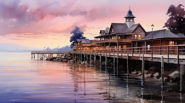Premium AI Image | vibrant_watercolor_painting_capturing Premium AI Image | vibrant_watercolor_painting_capturing
