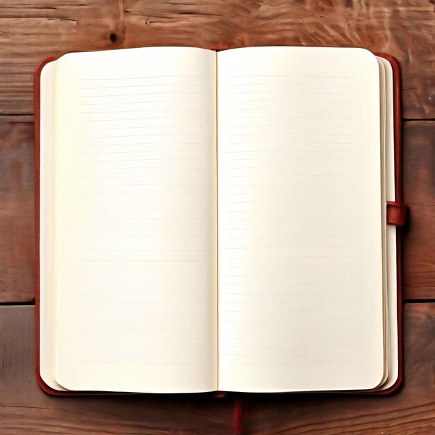 Vintage blank open notebook | Premium AI-generated image Vintage blank open notebook | Premium AI-generated image