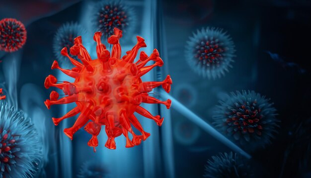 Premium AI Image | Viral Intricacies Unveiling the 3D Realm Premium AI Image | Viral Intricacies Unveiling the 3D Realm