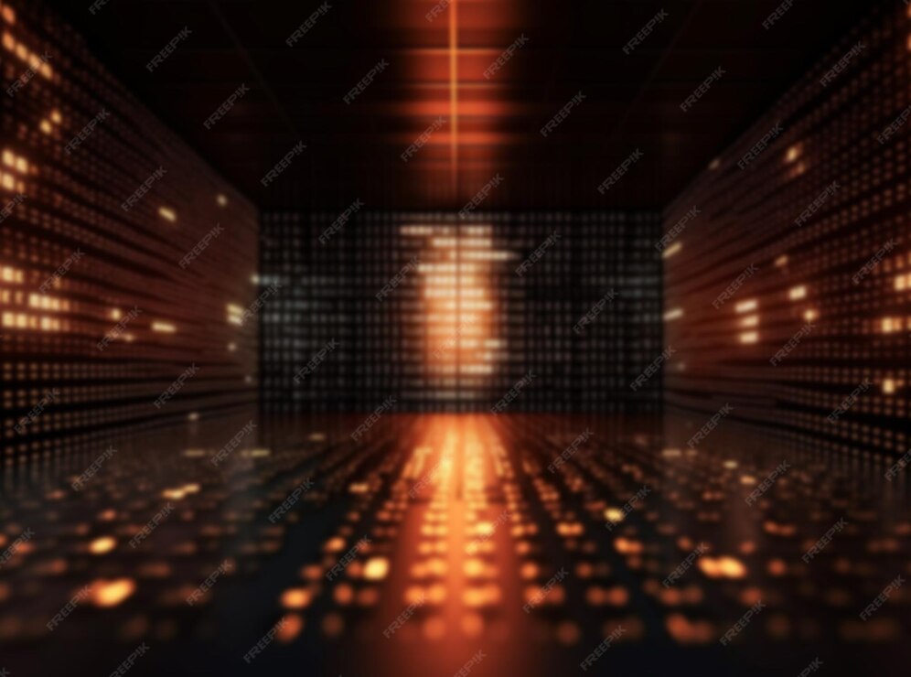 Premium Photo | Virtual data background binary code information bit on computerbinary space ...