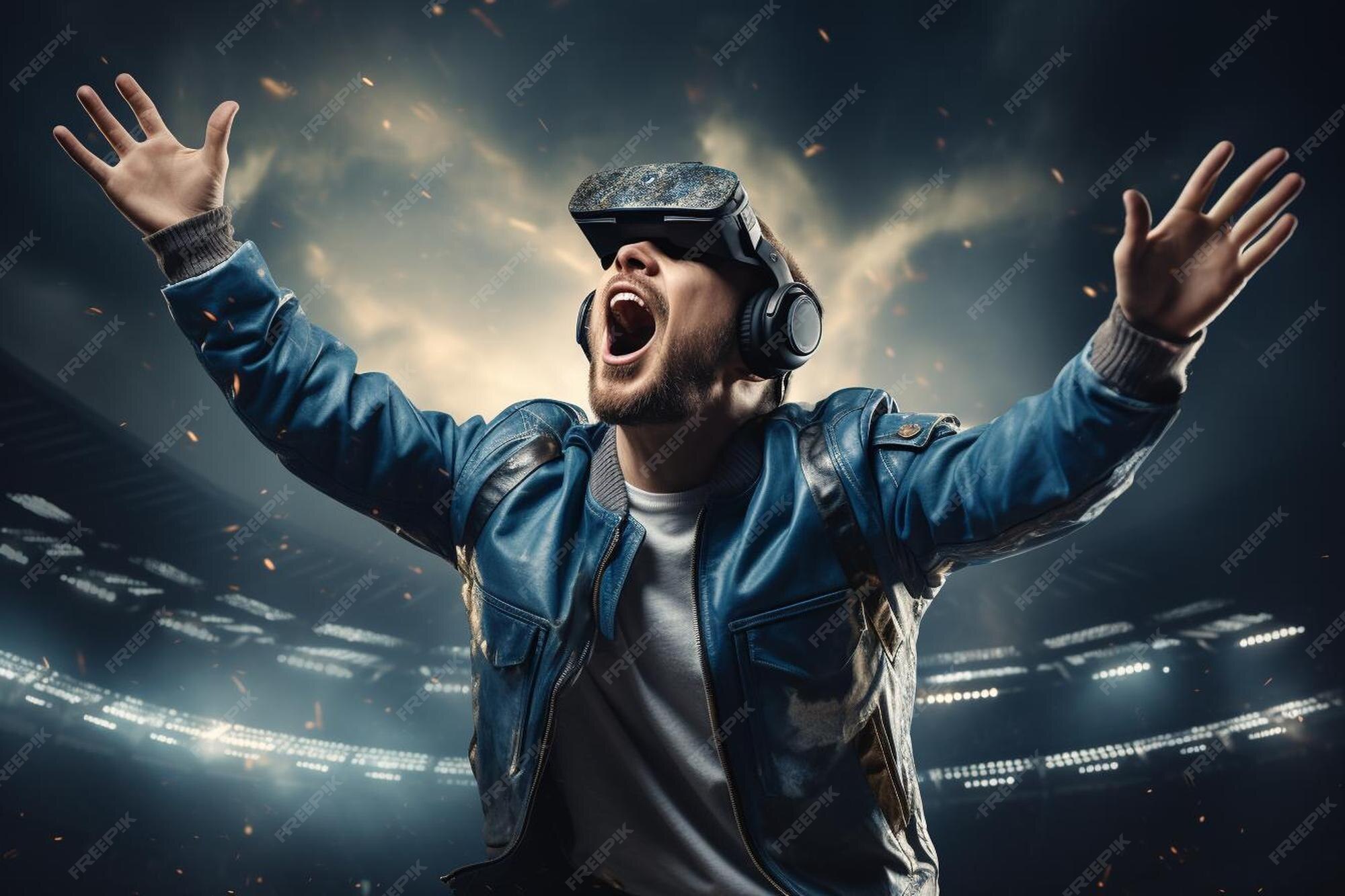 Premium Photo | Virtual Reality Sports Arena virtual reality mockup ai ... Premium Photo | Virtual Reality Sports Arena virtual reality mockup ai ...