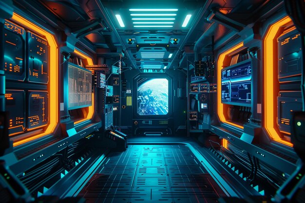 Virtual Voyages Exploring the Cyber Frontier | Premium AI-generated image Virtual Voyages Exploring the Cyber Frontier | Premium AI-generated image