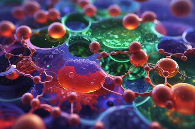 Premium Photo | Virus cells attacking a dna strand Premium Photo | Virus cells attacking a dna strand