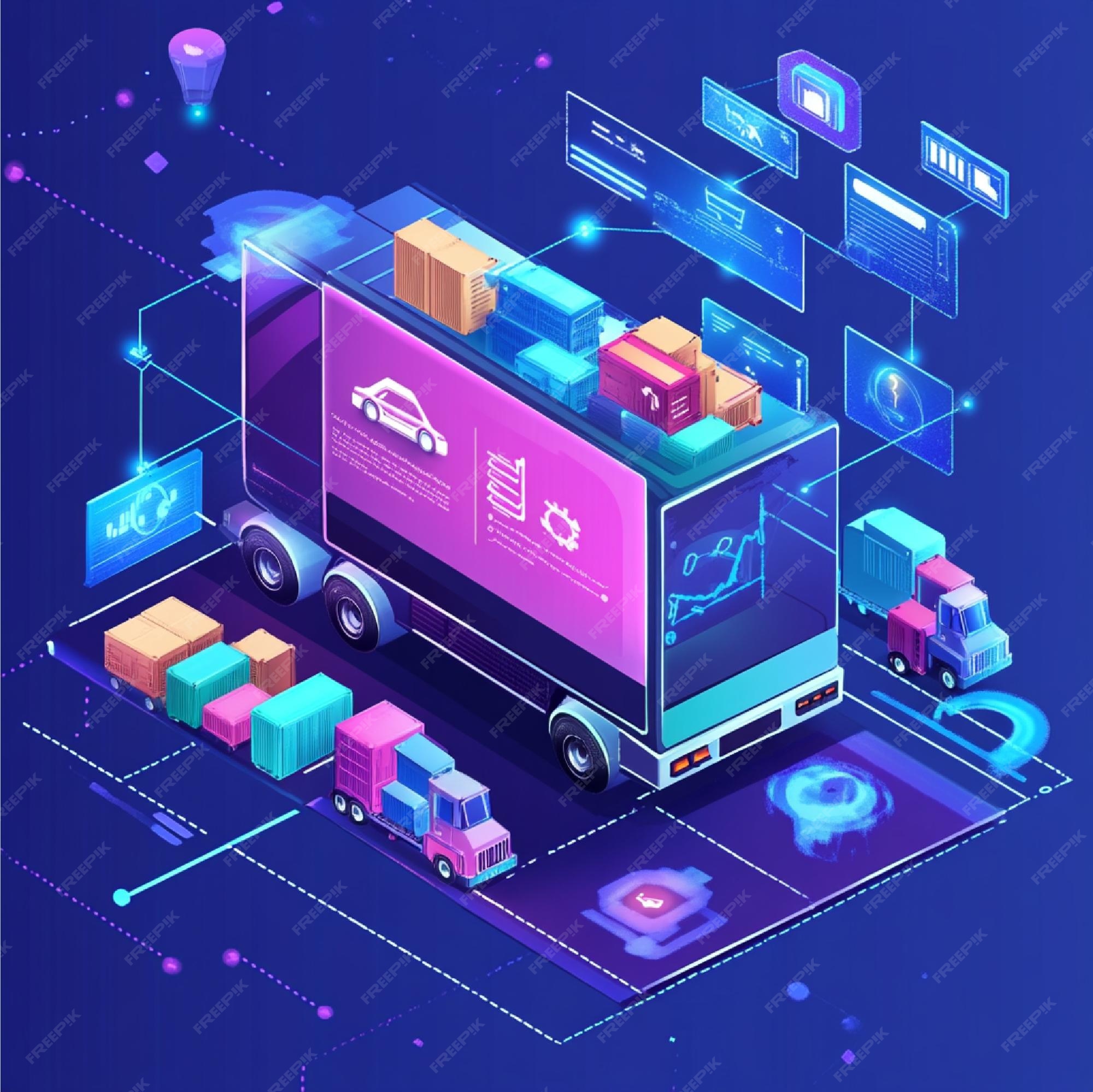 A visual of a logistics management system integrating with an eCommerce ... A visual of a logistics management system integrating with an eCommerce ...
