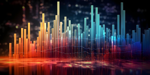 Visual Representation of Business Growth Data Futuristic Financial ... Visual Representation of Business Growth Data Futuristic Financial ...