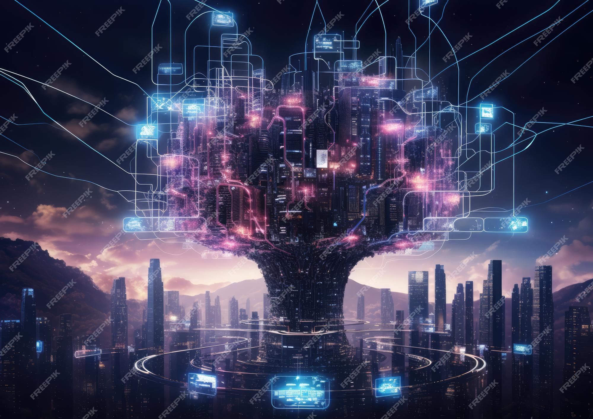 Premium Ai Image A Visual Representation Of A Neural Network